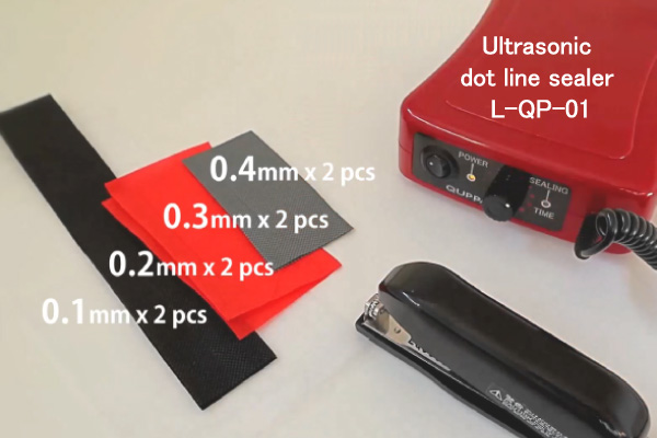 Sealing test of nonwoven fabrics in different thicknesses with ...
